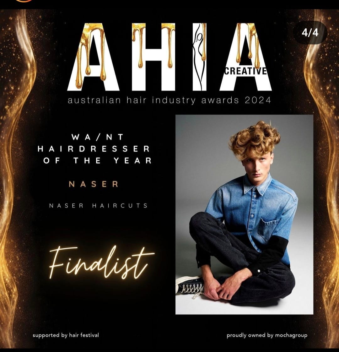 Australian Hair Industry Awards 2024 | Naser Haircuts is Finalist For 2 ...